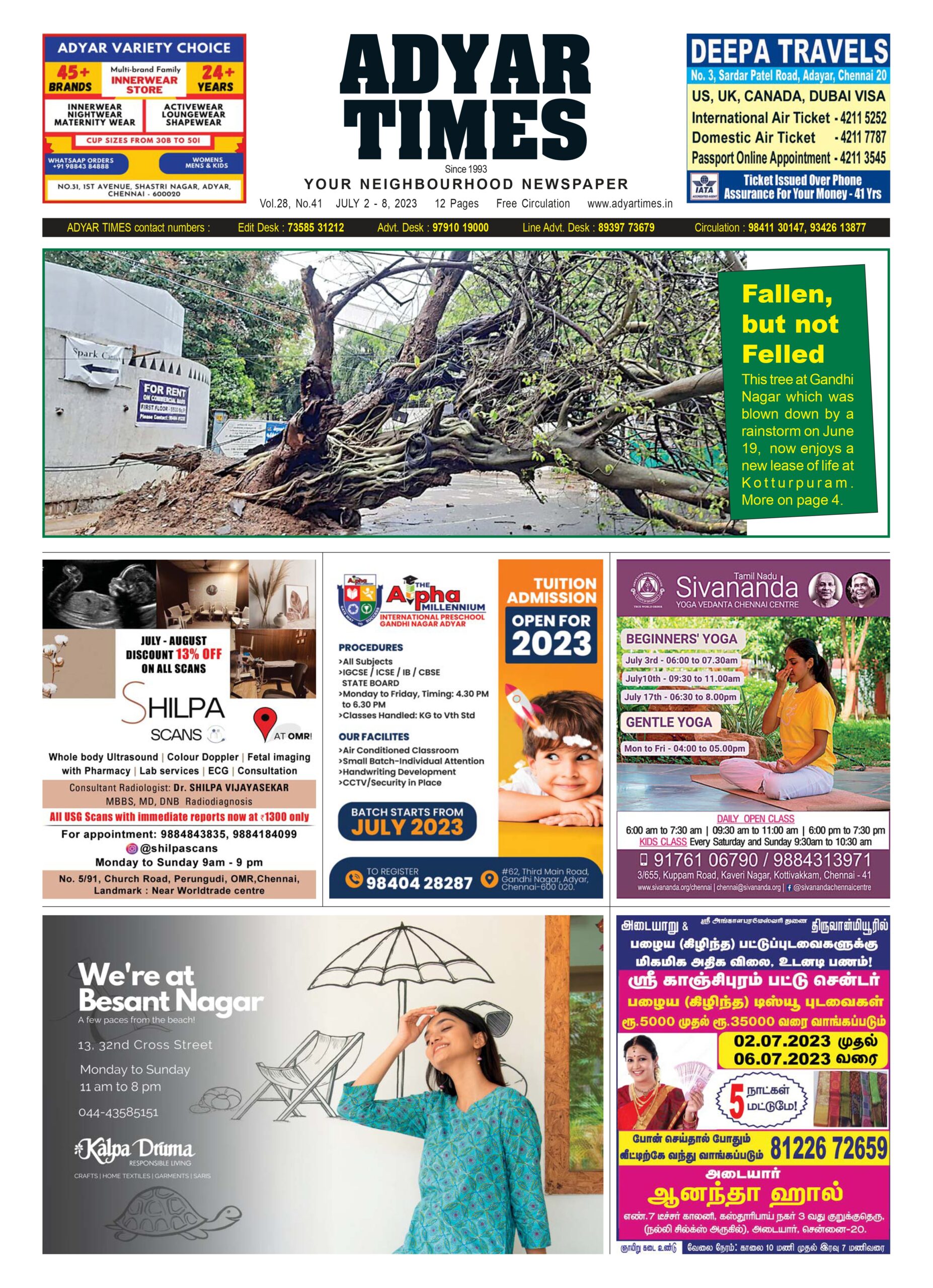 ePaper – Adyar Times