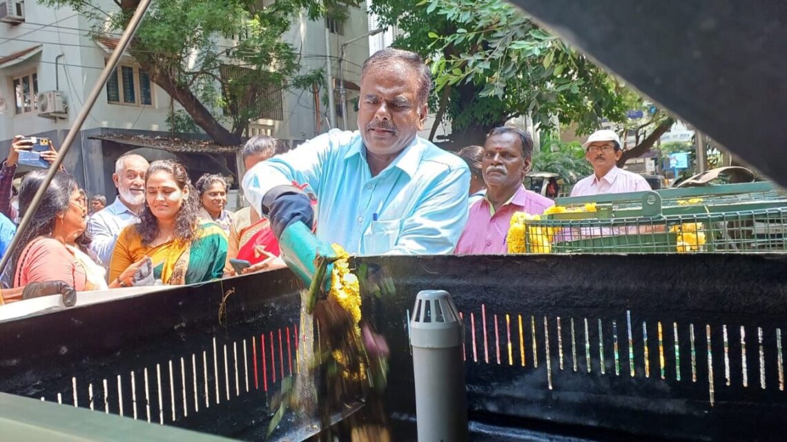 In a first, lane composters inaugurated at Kasturba Nagar – Adyar Times